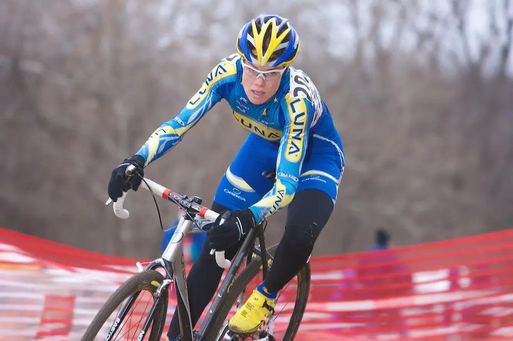 Georgia Gould chases Compton. - Cyclocross Magazine - Cyclocross and ...