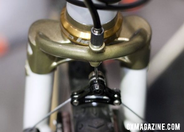 Peacock Groove's Erik Nored modified the fork crown to integrate a ...