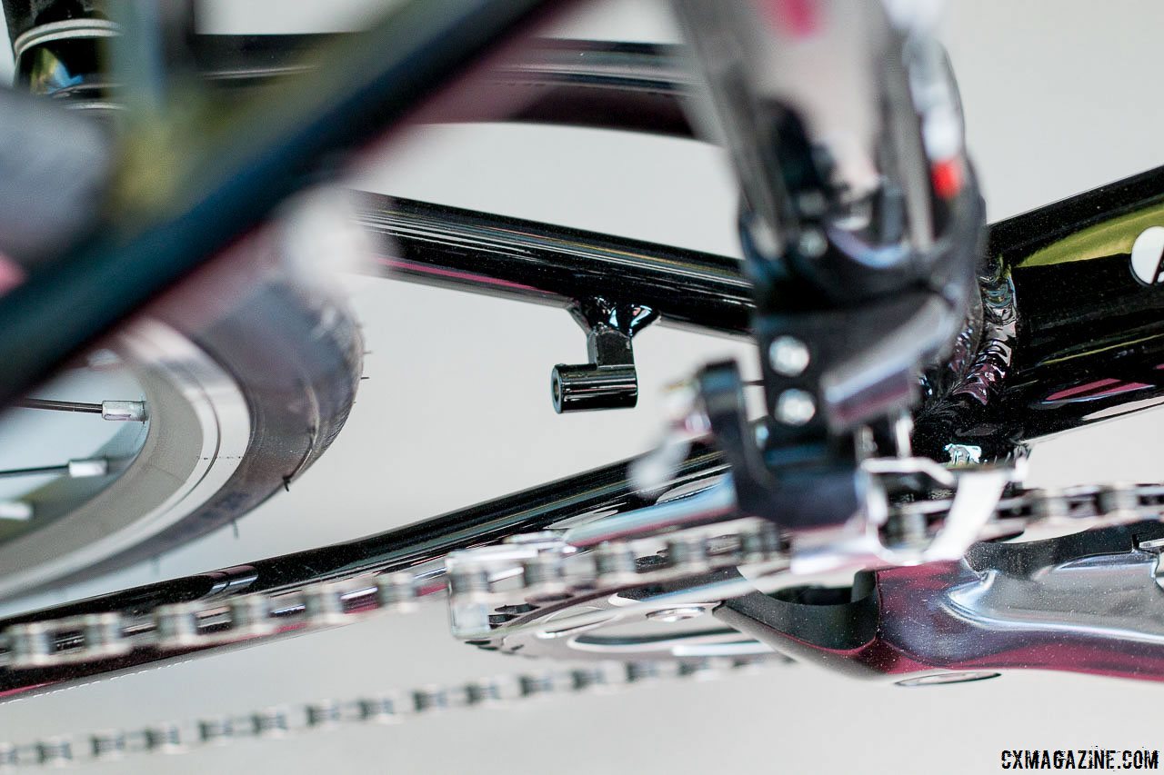 Trek Bikes' KRX offers a neat little fender mount behind the bottom ...