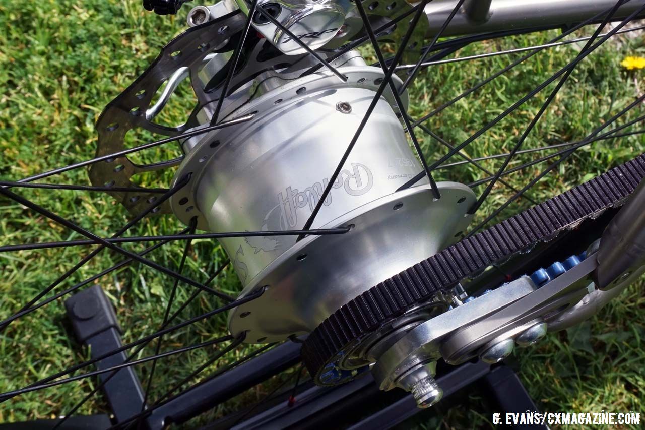 The iconic logos on the Rohloff Speedhub never get old. © Cyclocross ...