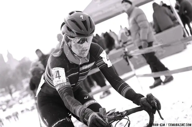 Elle Anderson (Elle Anderson Racing) led the first lap of the race but ...