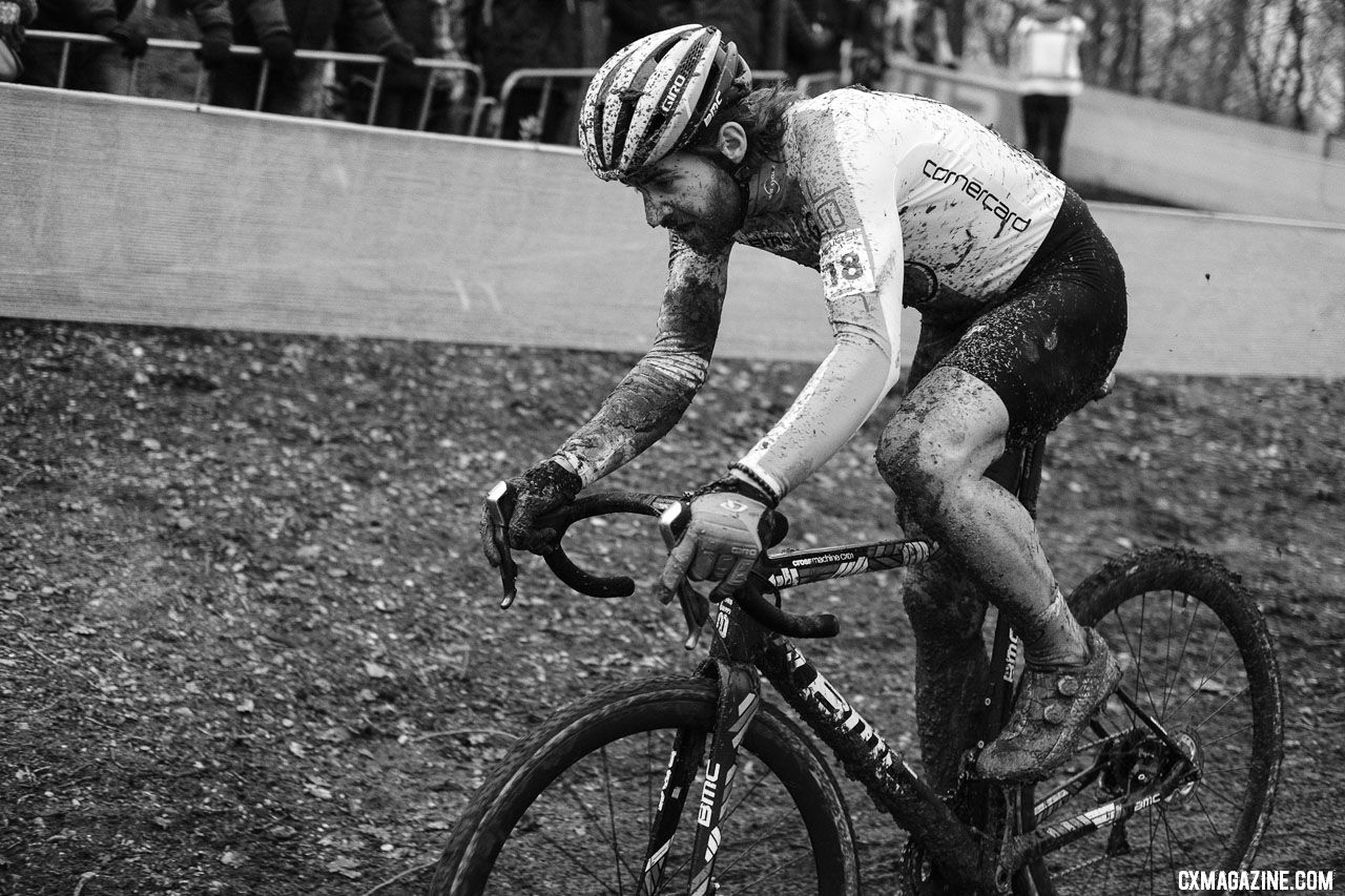 Lars Forster of Switzerland shows the effects of a tough race. Elite ...