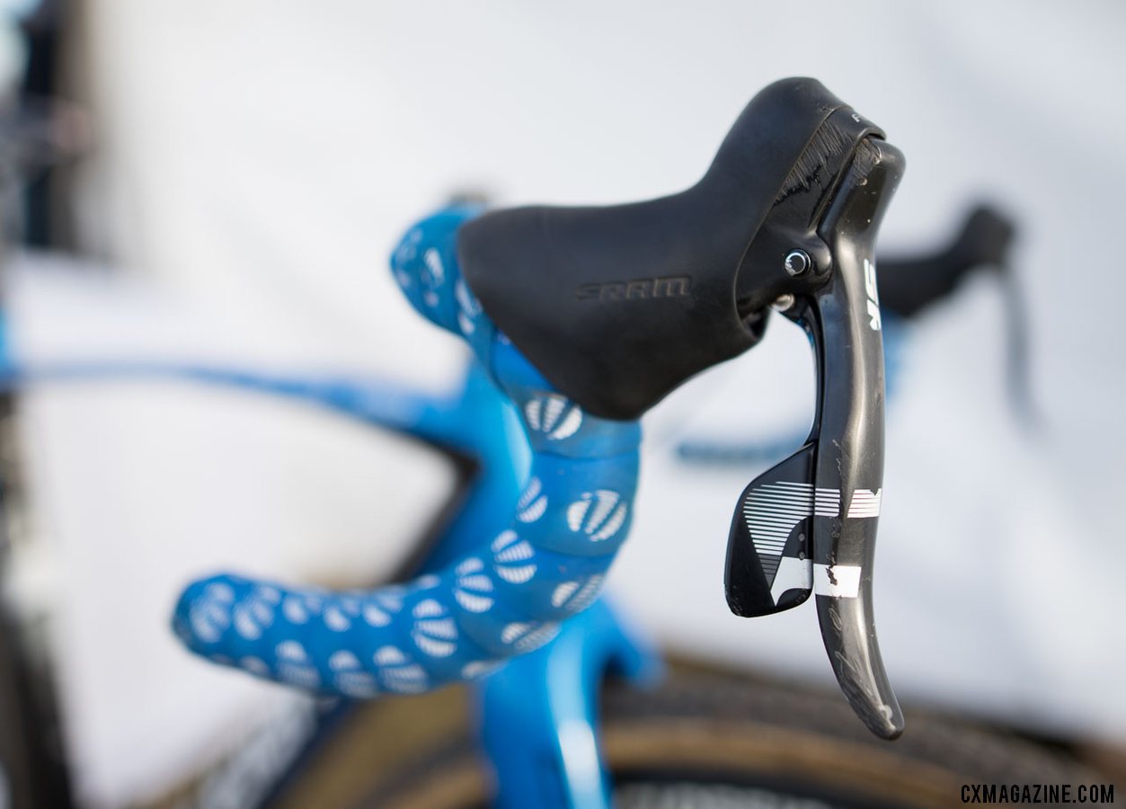 It is unusual to see 10 speed components at the pro level, but Malik ...