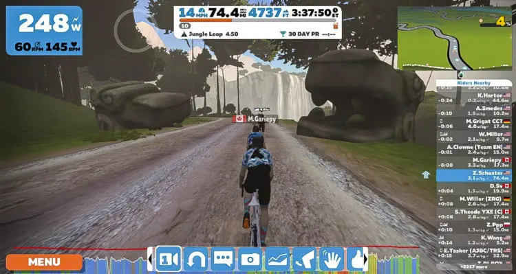 Review: Riding On Indoors with the Zwift Cycling App