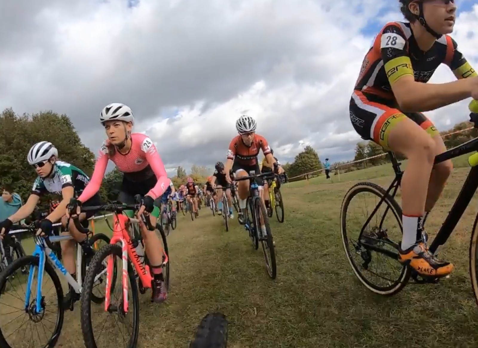 At least 161 women took the start at the UK's CCXL Campbell Park ...
