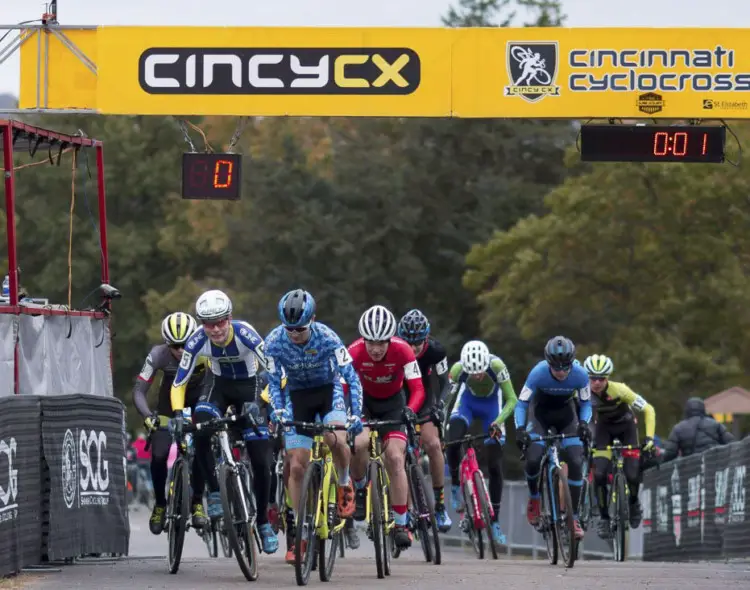 Lane Maher was patient, but made sure he was out front of any first lap ...